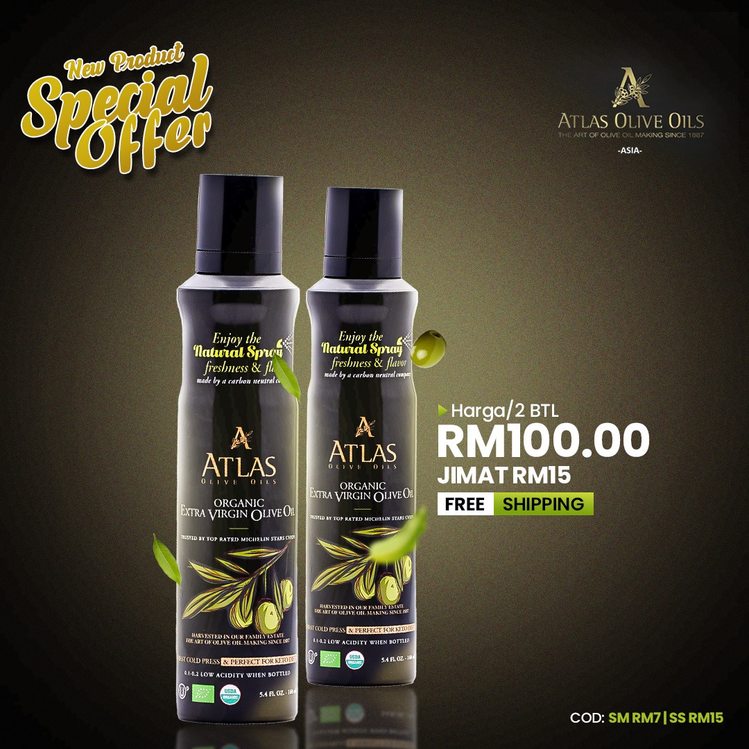 2X EVOO Spray – ATLAS OLIVE OILS